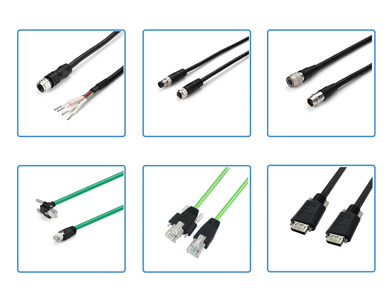 Industrial Camera Cable,M8 8pin Male to Open(0.5m),M8 8pin Cable,M8 ...