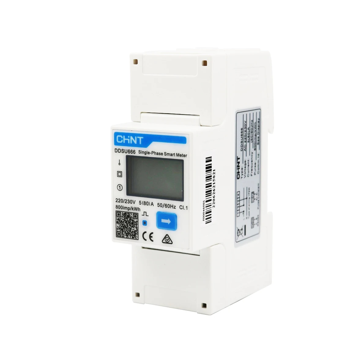 CHINT single phase Din rail meter DDSU666 digital watt-hour power meter ...
