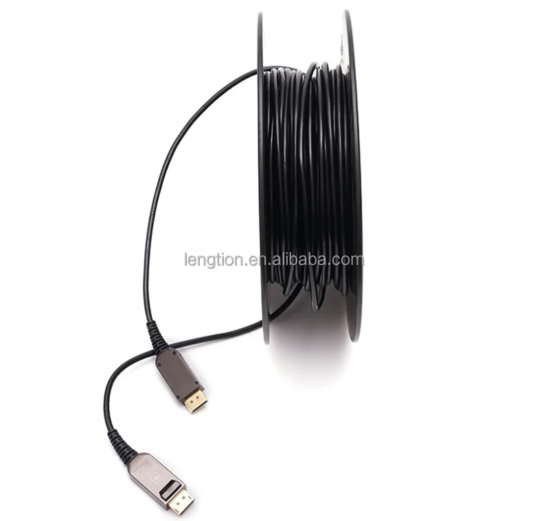 Hot New 40m Fiber 8k Displayport Cable Dp 1.4 8k@60hz 4144hz High Speed ...