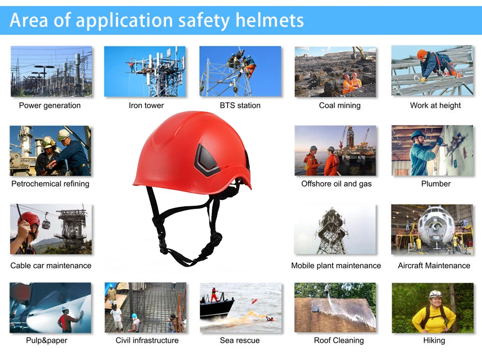 Industrial Safety Helmets - ANSI Hard Hats with Chinstrap