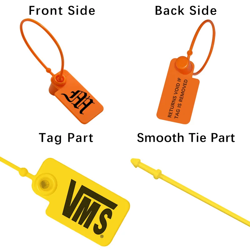 Free Printed Clothing Brand Label Custom Logo Plastic Hang Tags Anti ...