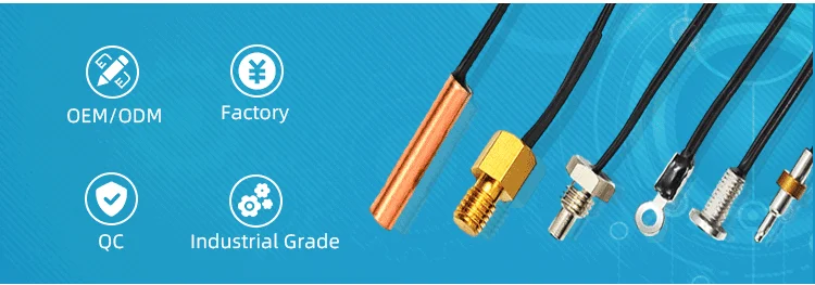 Sde 2m Wire Temperature Sensor Stainless Steel Probe Temperature ...