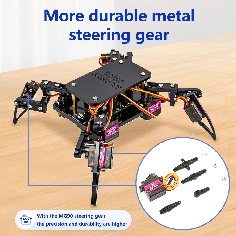ESP8266 Quadruped Bionic Spider Robot Kit for Arduino