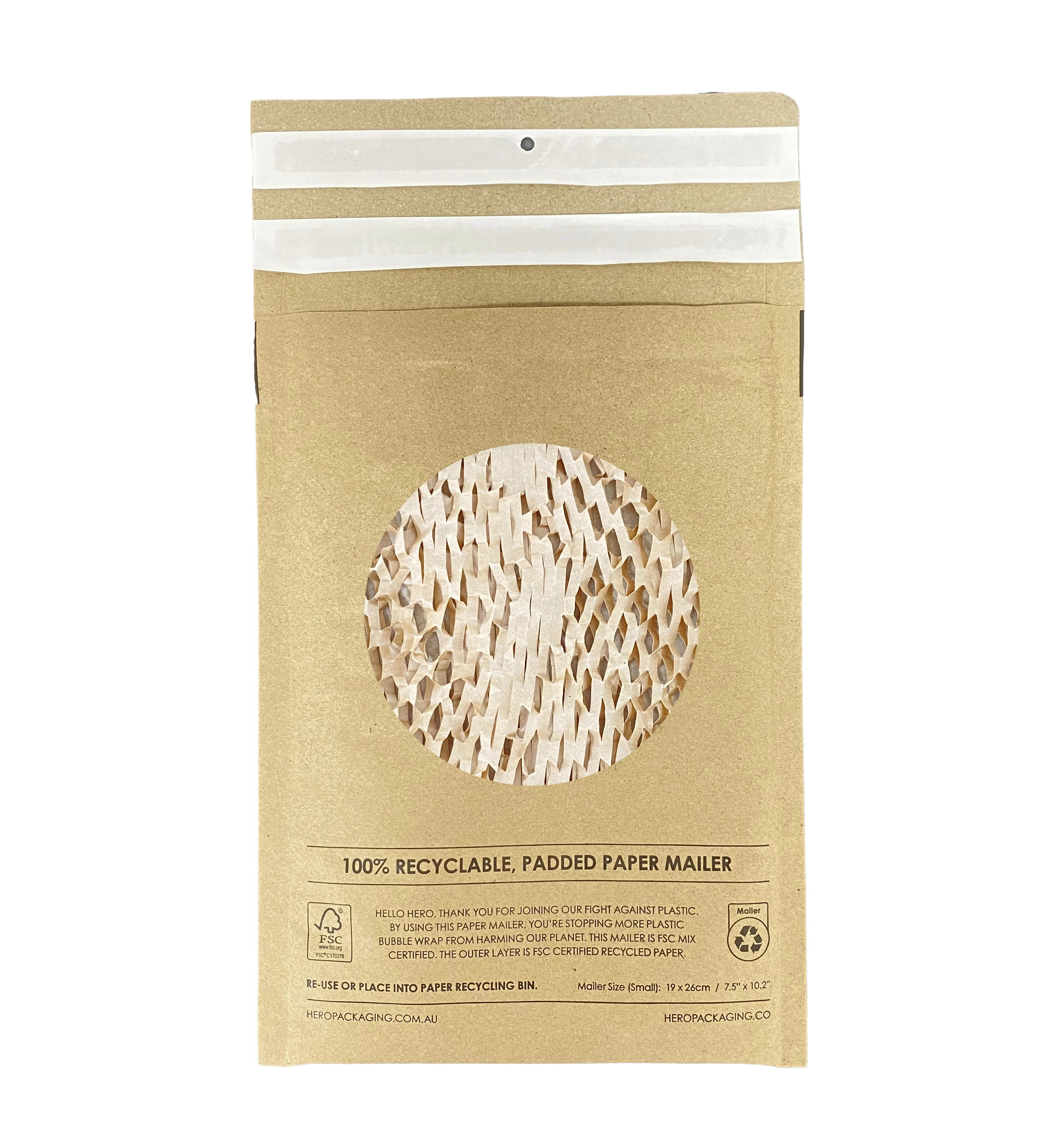 Honeycomb Paper Envelope Bag Custom Fsc Cardboard Packaging Buffered ...