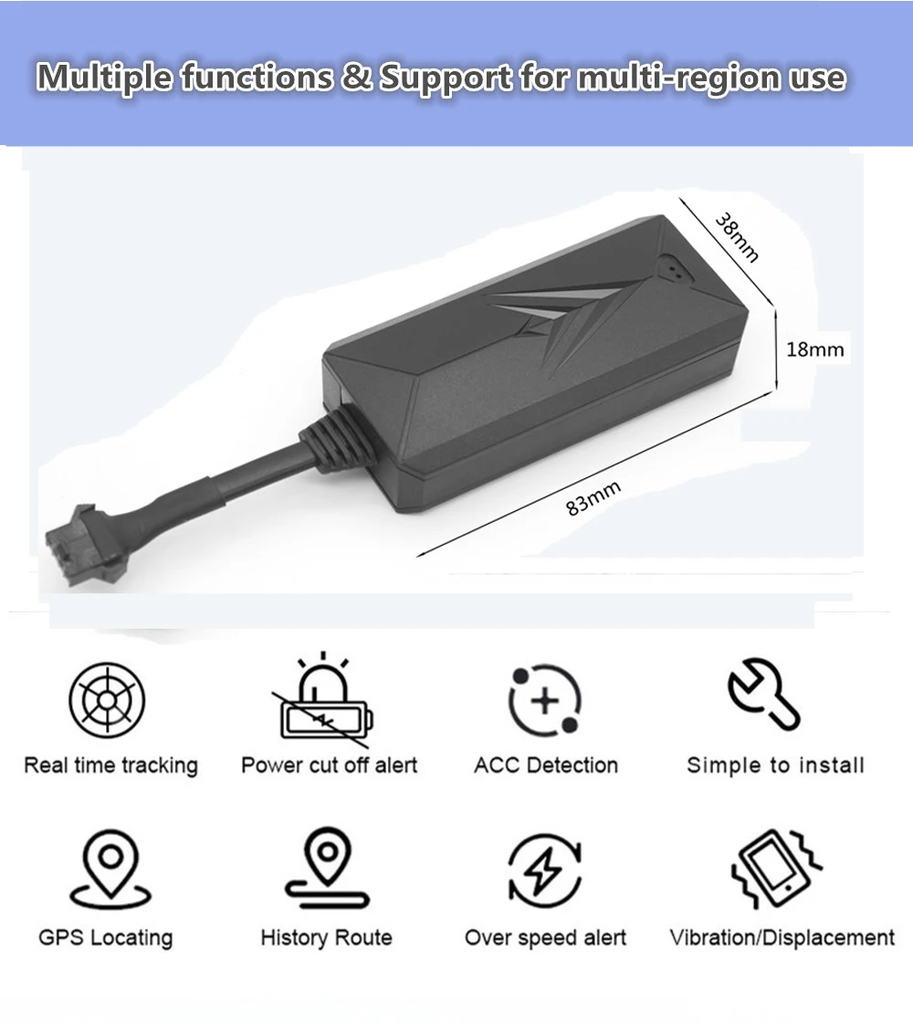 Buy Wholesale China Easy Installation Remote Track Location Wide ...