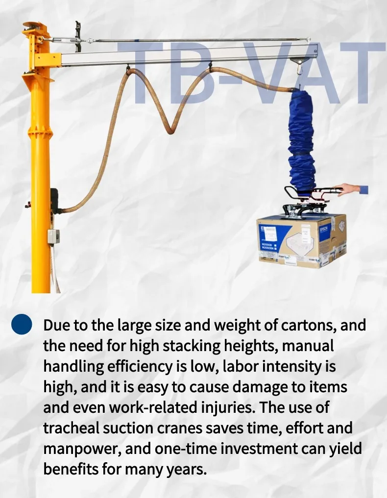 Vacuum Lifter Equipment to Lift 30kg Boxes - Efficient & Safe