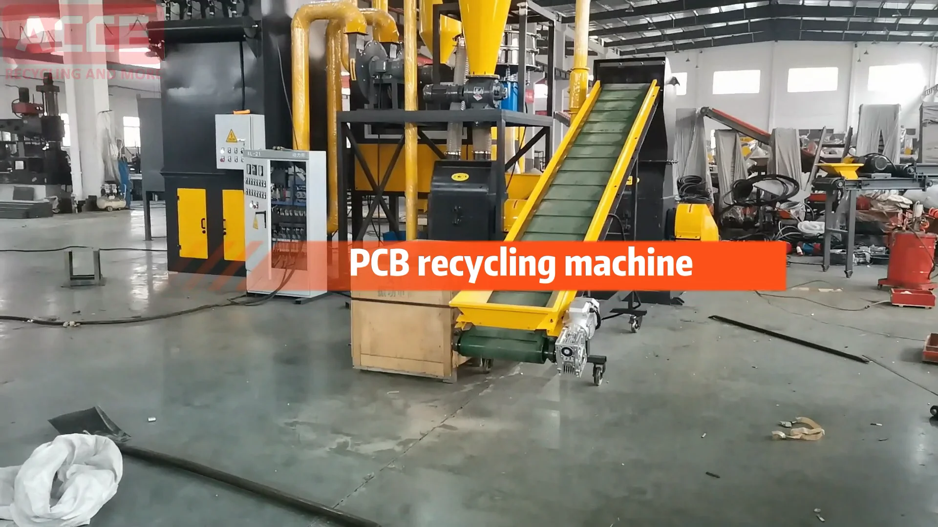 Popular Waste Circuit Board Recycling Production Line E-waste Pcb ...