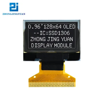 0.96 Inch Oled Display Module 128x64 Driver Ic Is Ssd1306 Spi/iic/parallel Interface Monochrome ...