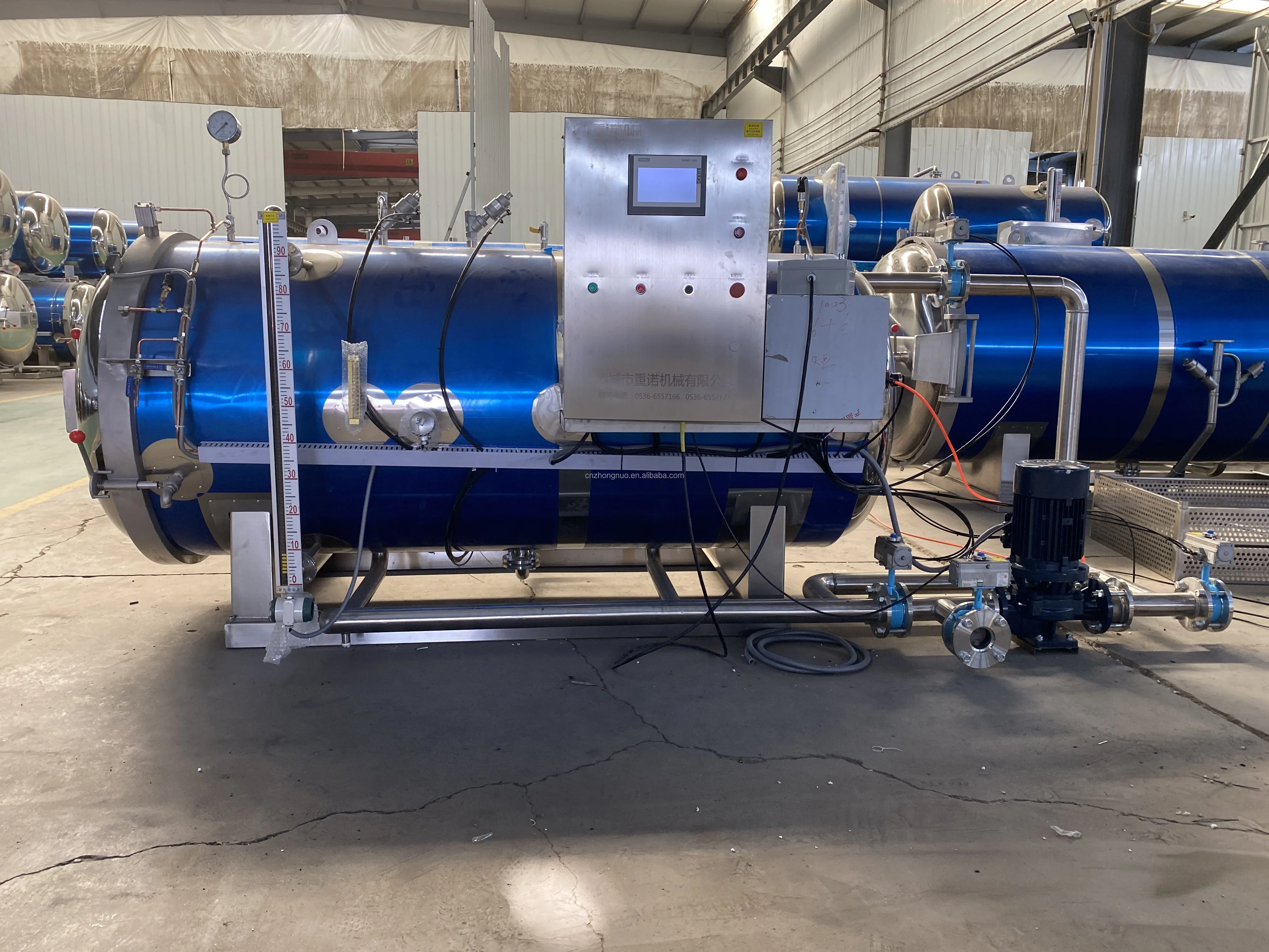 Steam Automatic Autoclave Sterilization Retort Machine for Canned Food ...