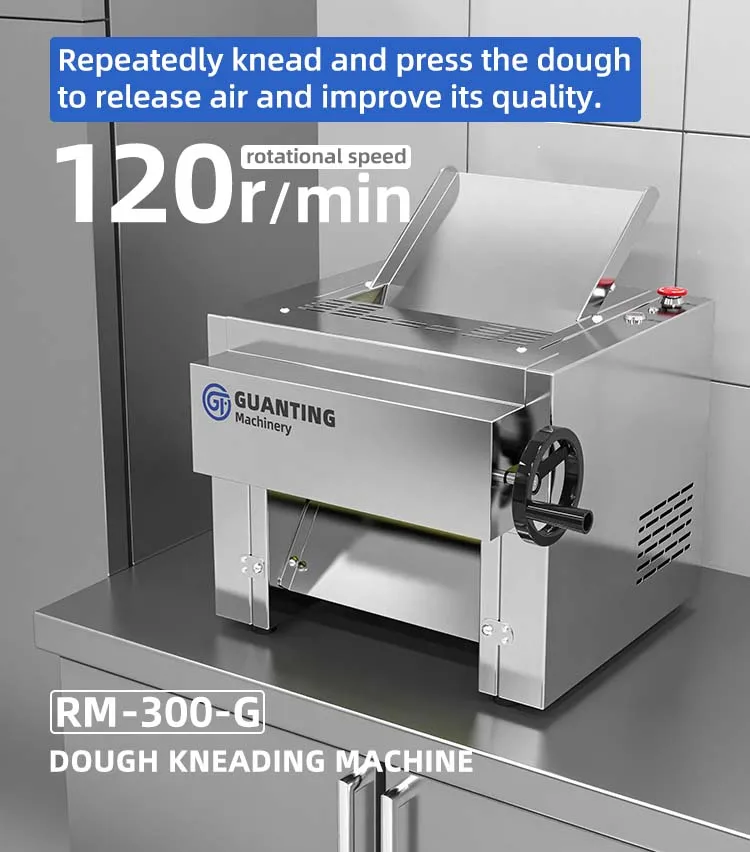 Fully Automatic Electric Bench Top Dough Sheeter - Vevor