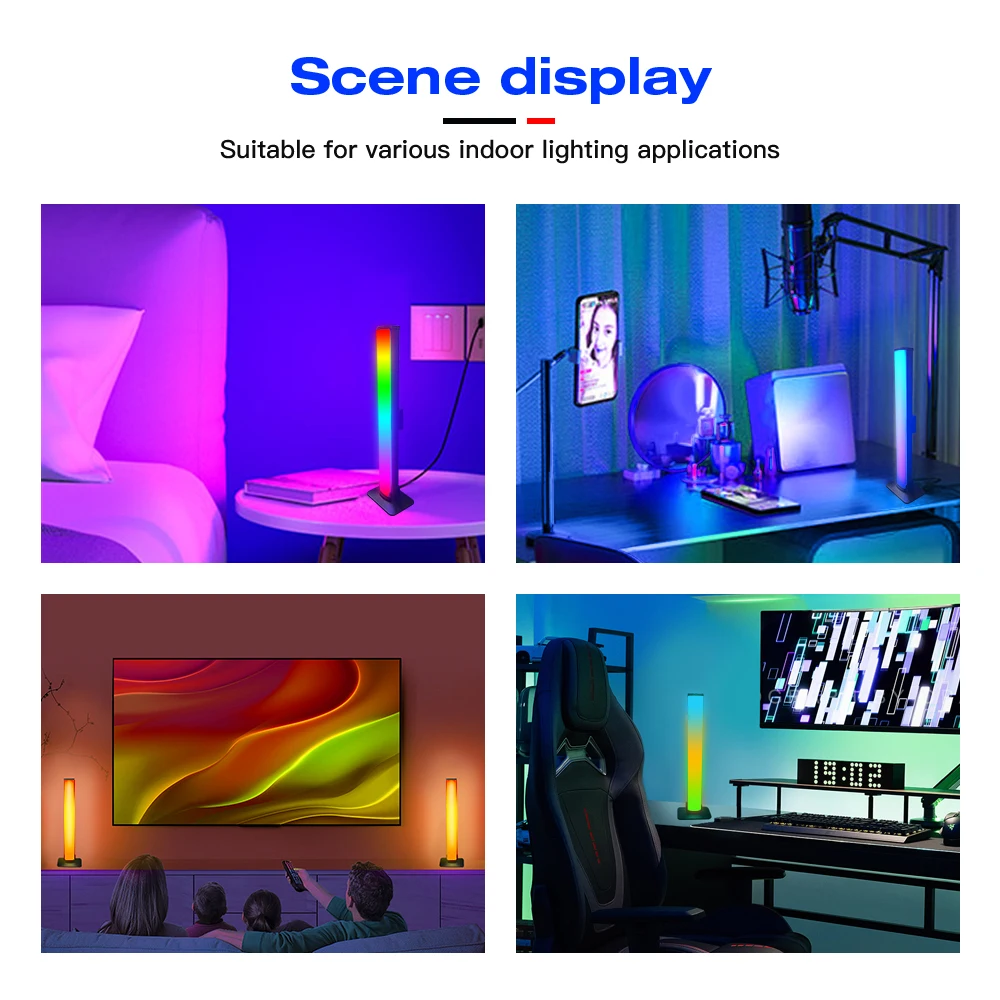 5v Wled Gledopto Esp32 Wled Digital Light Bar Rgb Color Changing Led ...