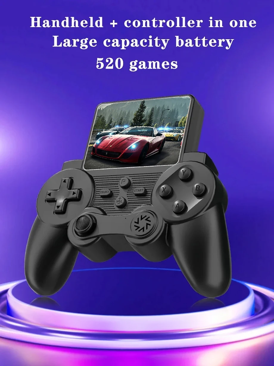 L Q20 Portable Handheld Game Console 2.4-Inch with Built-in 520 Classic ...