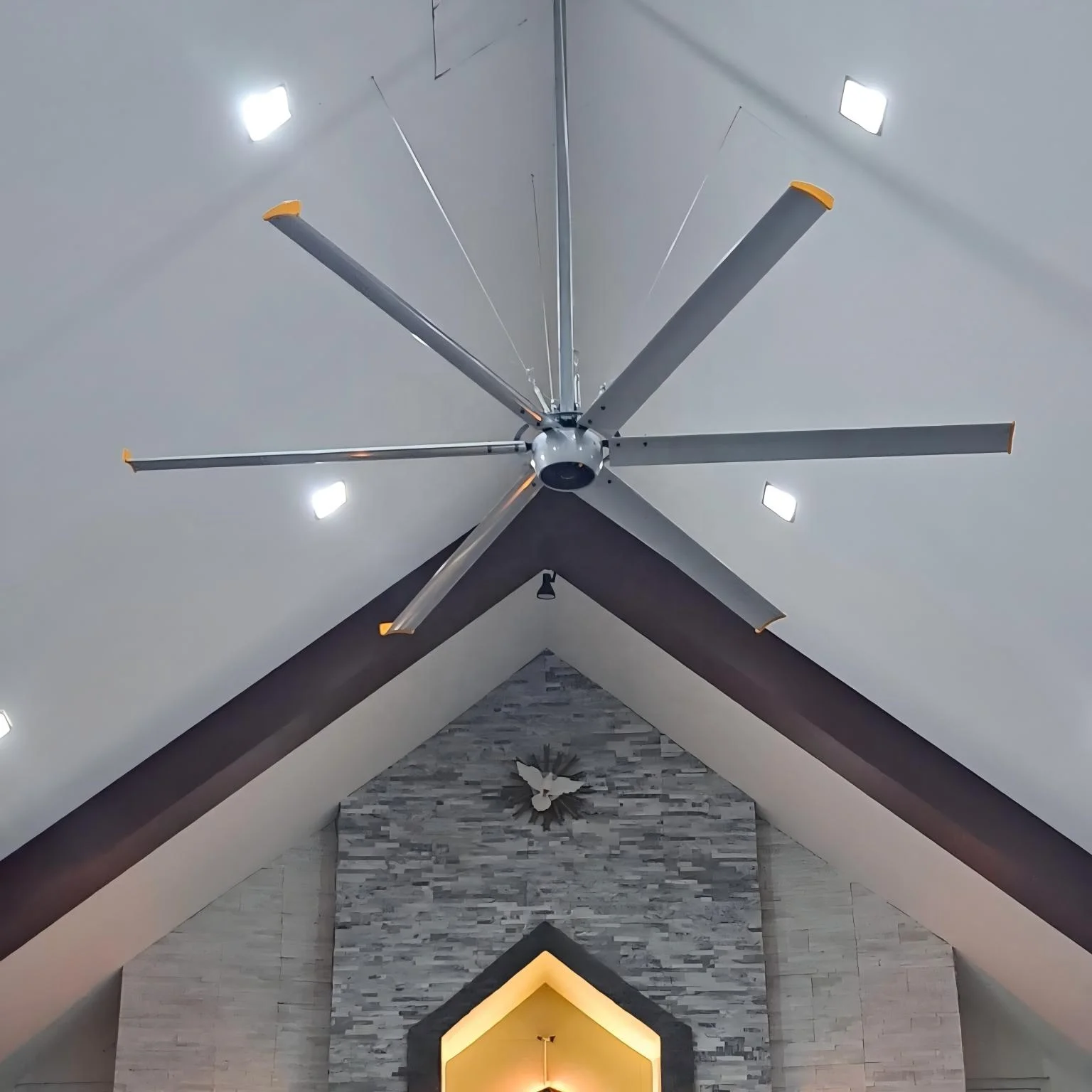 16FT 4.9M 5 Blades 1.1KW Industrial Ceiling Fan for Factory