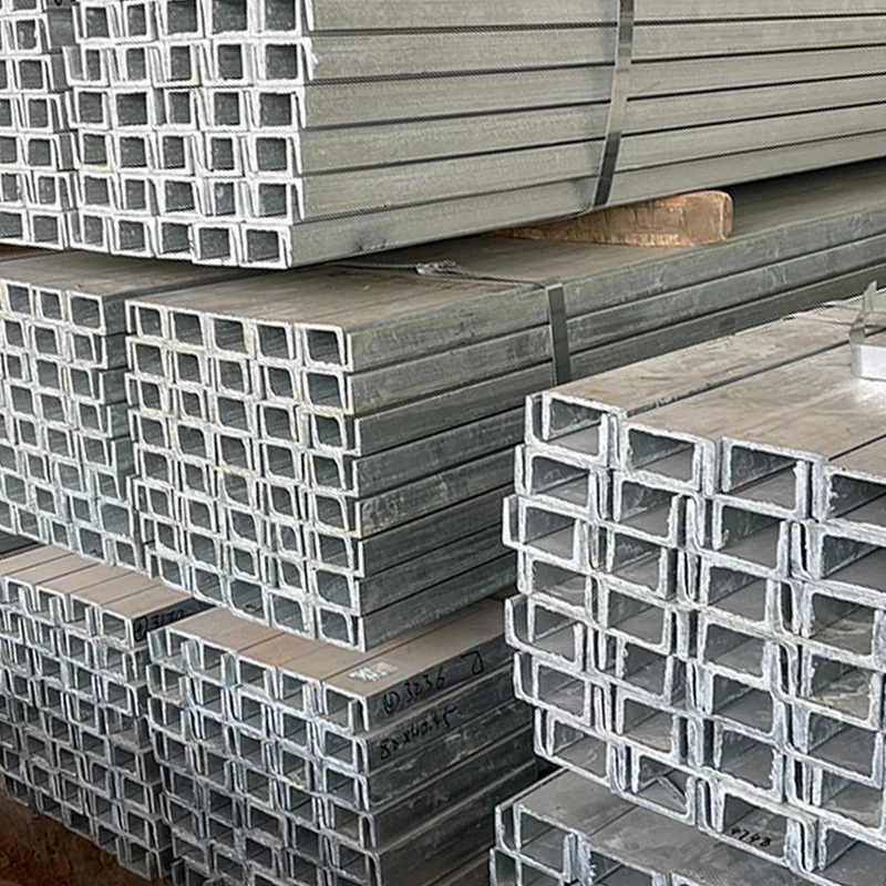 Construction Q235 ASTM A36 U-Section Channel Steel 100x50x6 Cutting ...