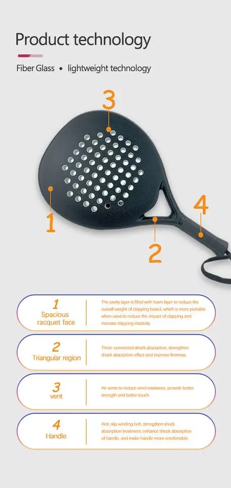 2023 Juciao Custom Fiber Glass Branded Carbon Fiber Professional Paddel ...