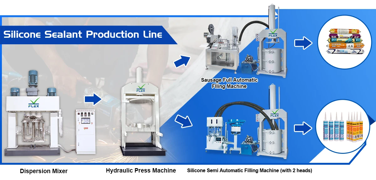 5000L Neutral/rtv Acetic/pu Wood Acrylic Adhesive Mixer