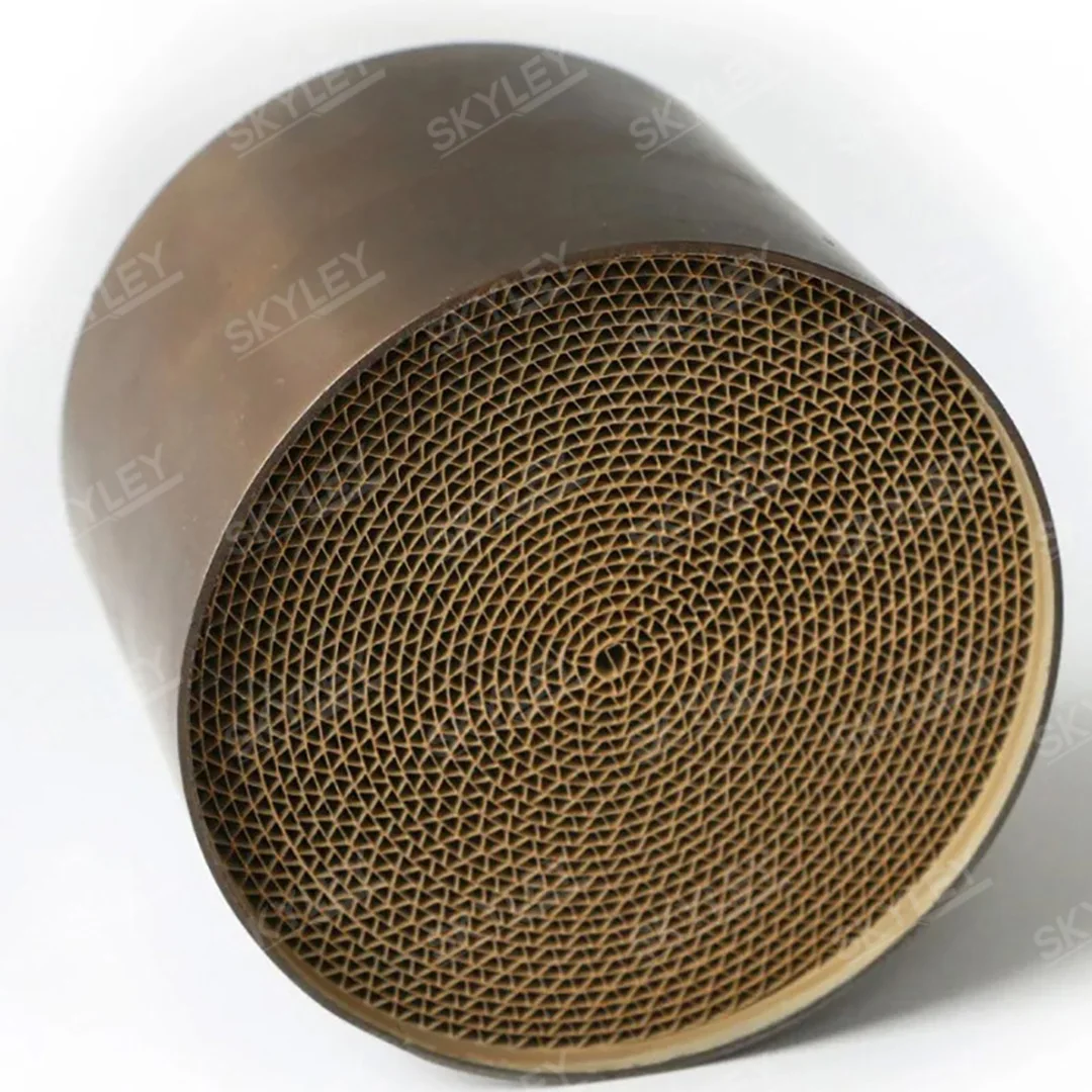 Sl Euro4 Exhaust Motorcycle Catalytic Converter 200cell Metallic ...