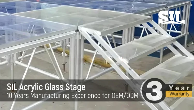 SIL Professional Stage Transparent Plexiglass Tempered Acrylic Glass ...