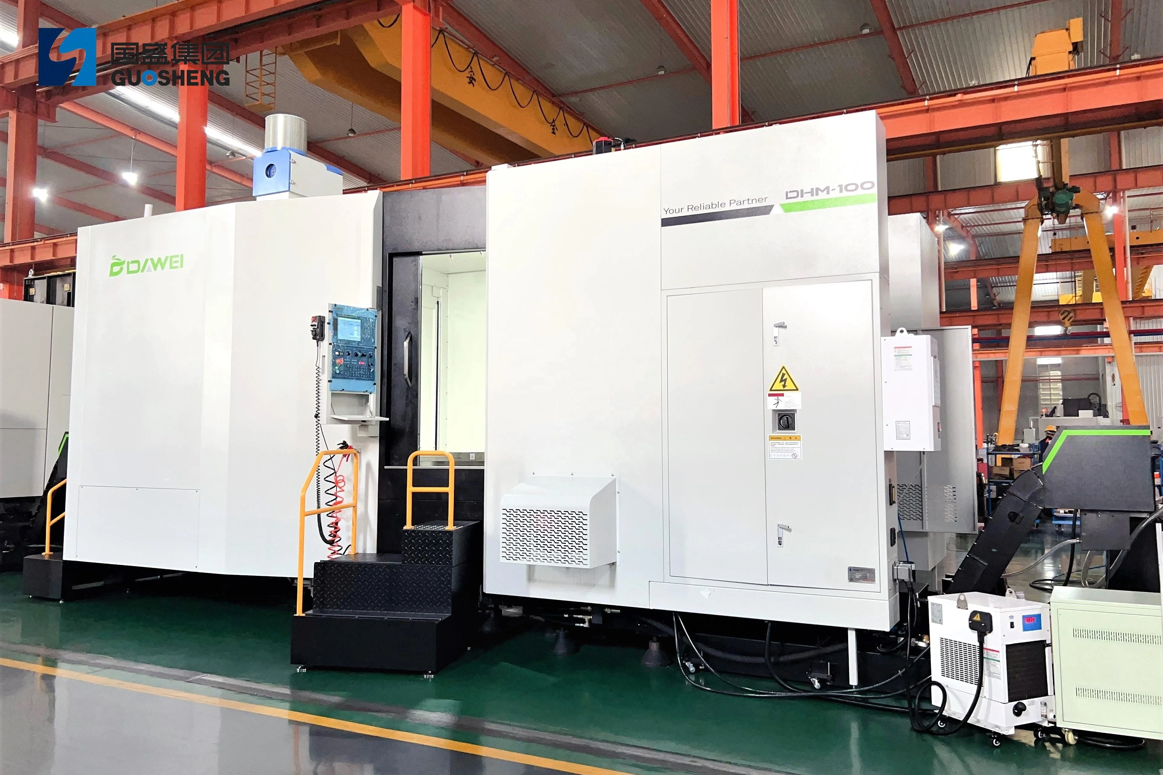 Dhm100d Horizontal 4 Axes Cnc Milling Machine For Metal Processing ...