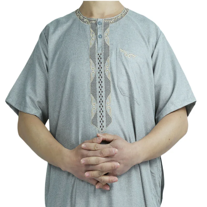 Arab Middle East To Religious Men's Robe Morocco Style Embroidered ...