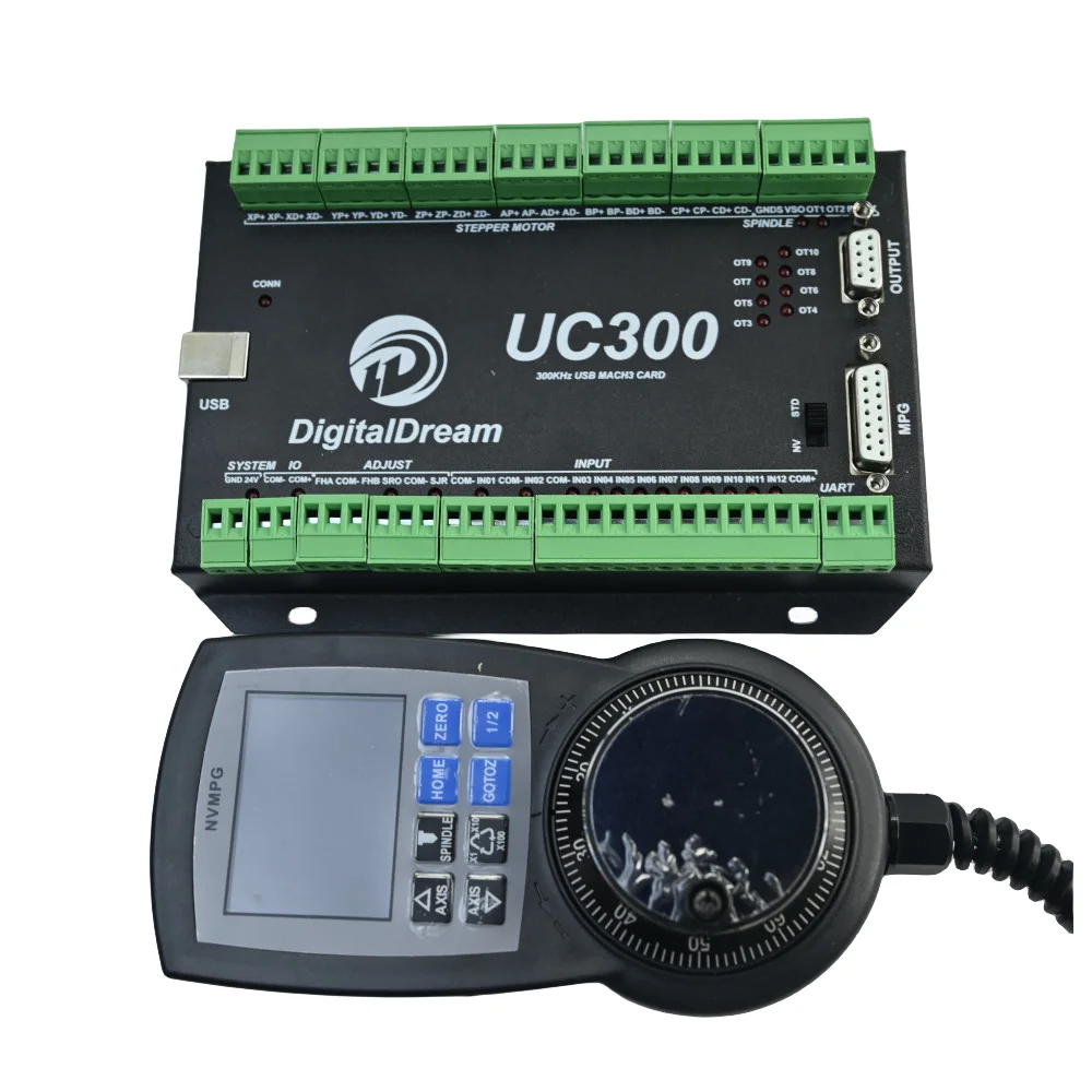 Mach3-USB 3/4/5/6 Axis Cnc Motion Controller Kit UC300 300khz Milling Machine Control Card ...