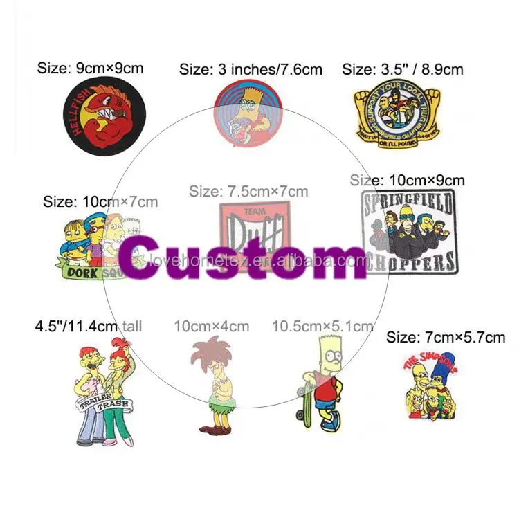 Homer Simpson Embroidered Patch - the Simpsons Barney Beer Patch