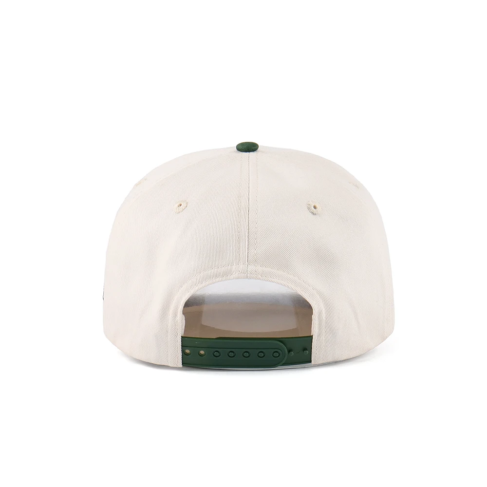 Embroidered Letters 5 Panel Mid Profile Baseball Cap Customized Side ...