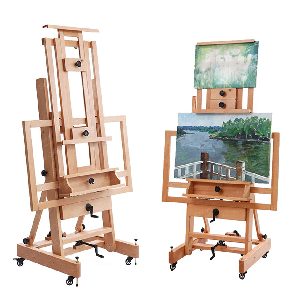 SINOART Artist Extra-Large Studio Easel - Heavy Duty & Versatile
