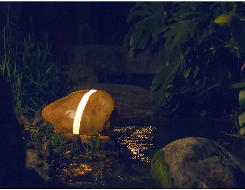 Modern LED Landscape Rock Garden Light for Backyard Courtyard Villa ...