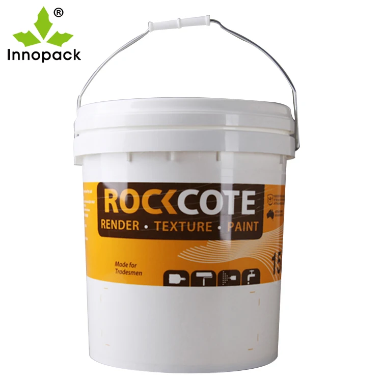 2 Litre Plastic Bucket Paste Bucket Flat Chemical Plant Special Oval ...