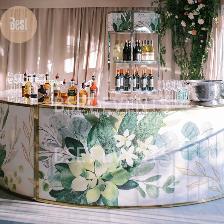 Modern High Top Nightclub Party Cocktail Pub Counter White Acrylic ...