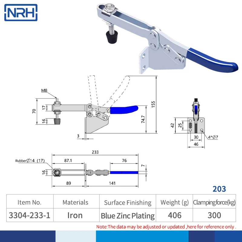 Factory Adjustable Toggle Clamp Heavy Duty Latch For Industrial Machine ...
