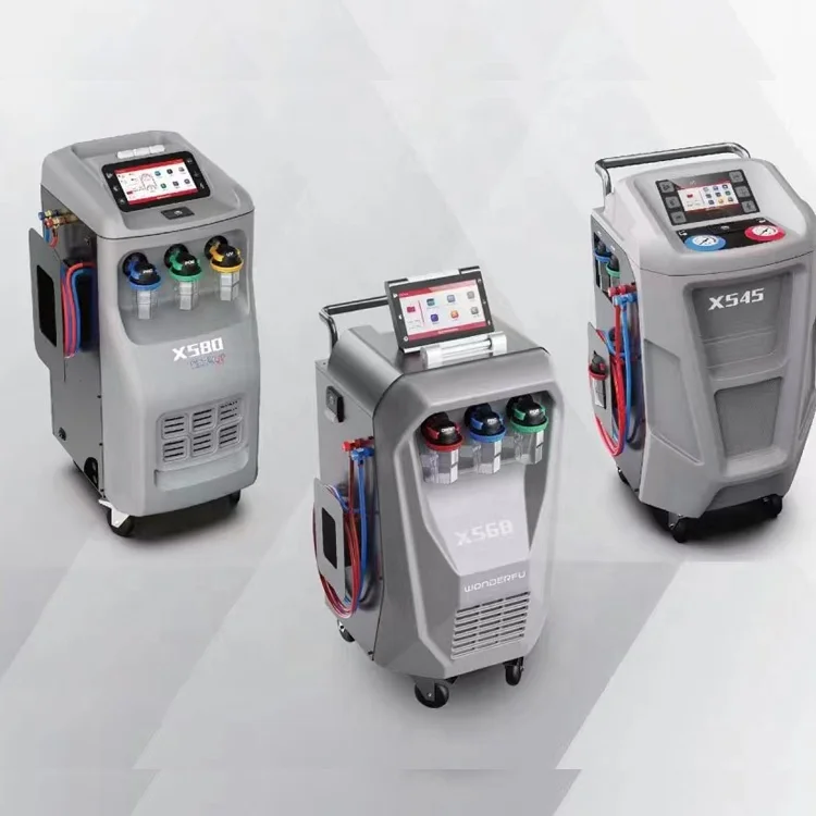R1234YF Car Automatic AC Recharge Refrigerant Recovery Gas Filling ...