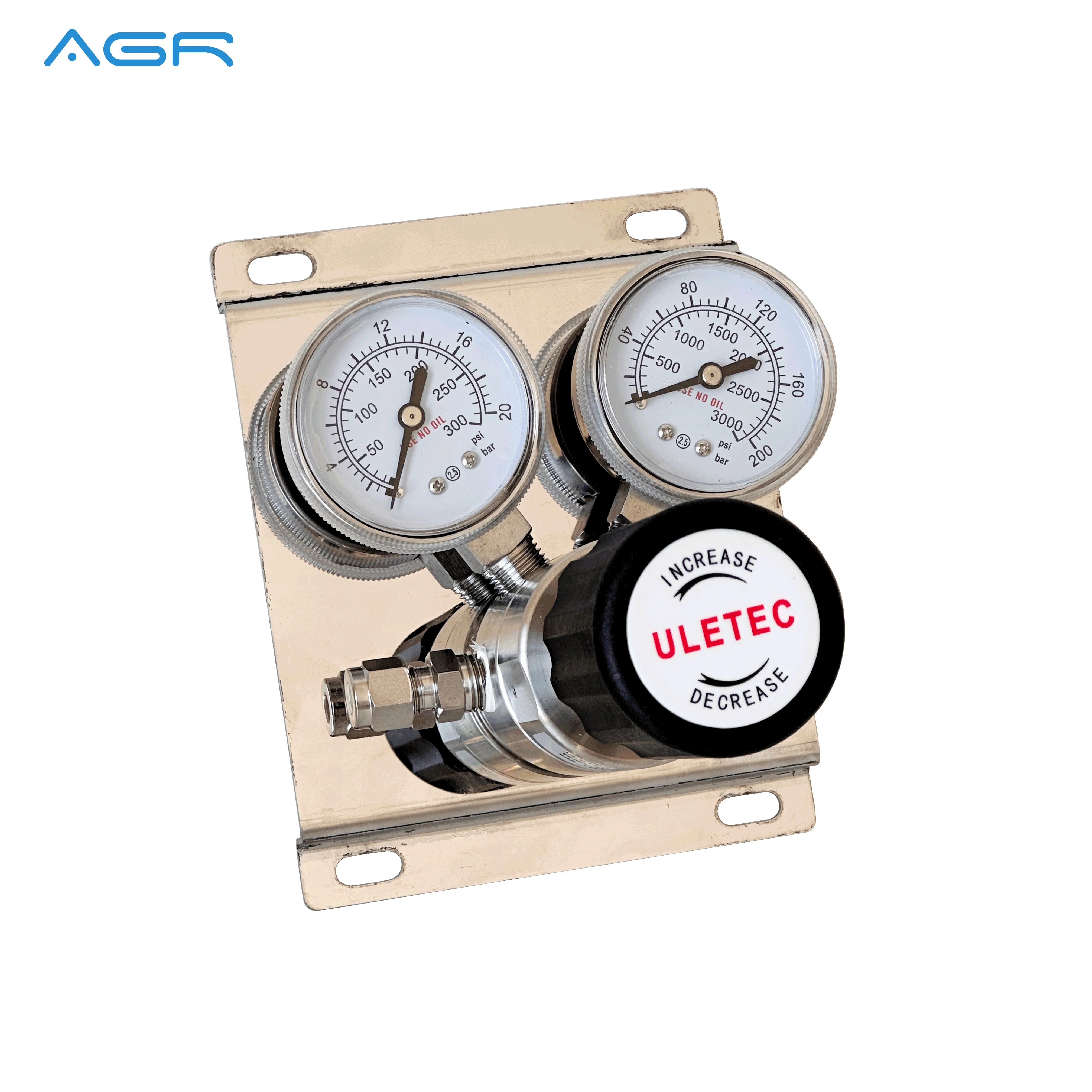 Factory Gas Control Panel Adjustable Nitrogen Pressure Regulator Lab ...