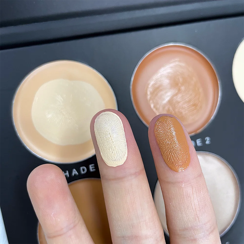 Coeovo 6 Colors Cream Contour Palette Contour And Highlighter Makeup ...