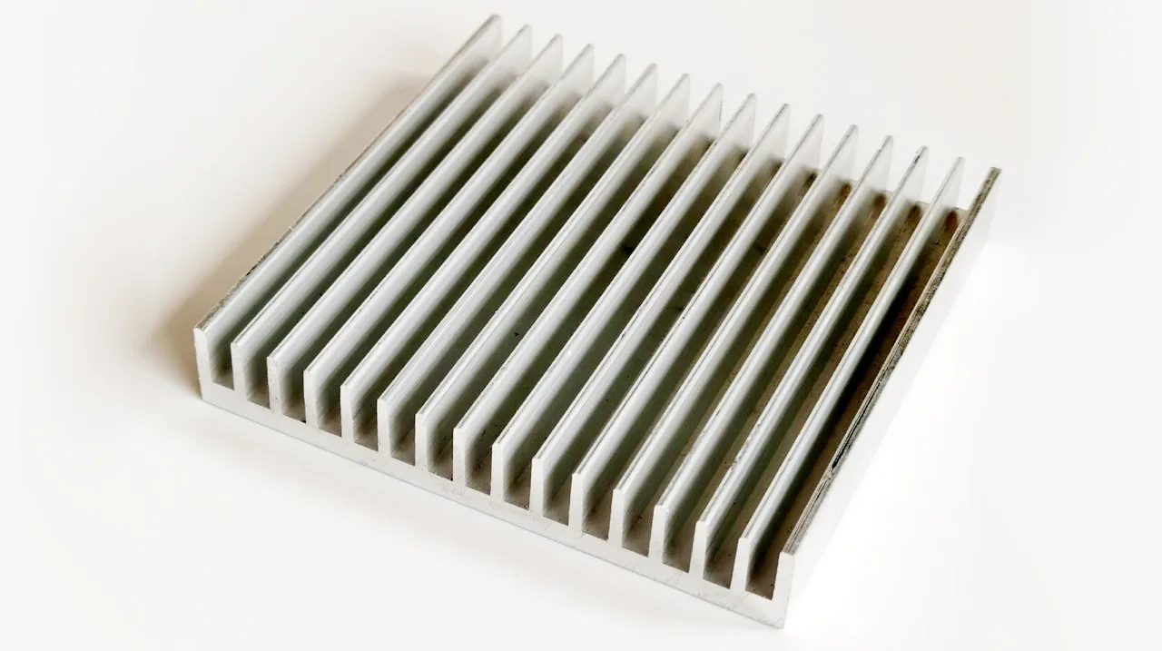 Square Led Heatsink Aluminum Heatsink Profile 92(w)*15(h)*92(l)mm - Buy ...