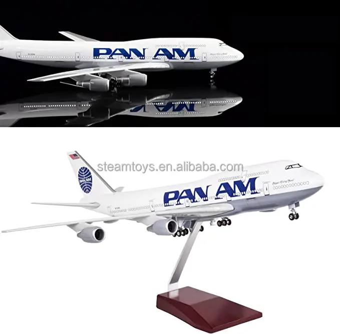 Pan Am Model - American Pan Am Airlines B747 Resin Aircraft