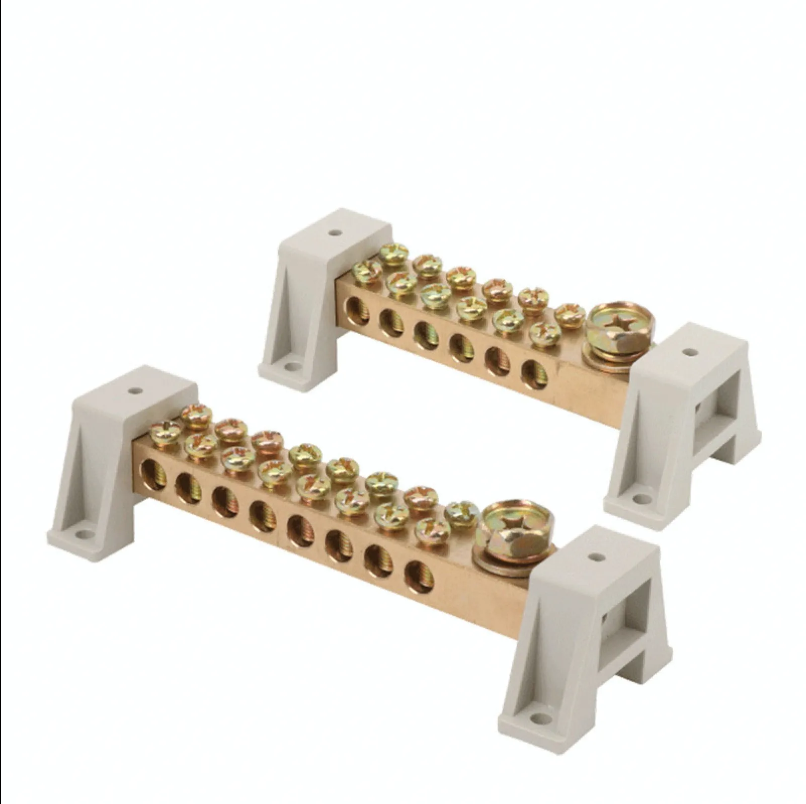 Grounding Row 6*10 Copper Terminal Connected To Zero Row Copper ...