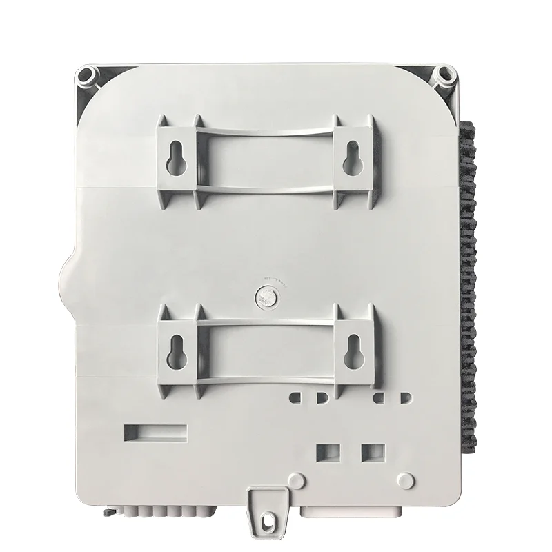 Ftth 12 Core Fiber Optic Terminal Box Abs Plastic Distribution Box 2x12 ...