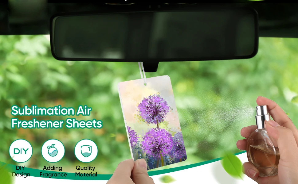 Different Fragrance Custom Eco-friendly Portable Paper Air Freshener ...