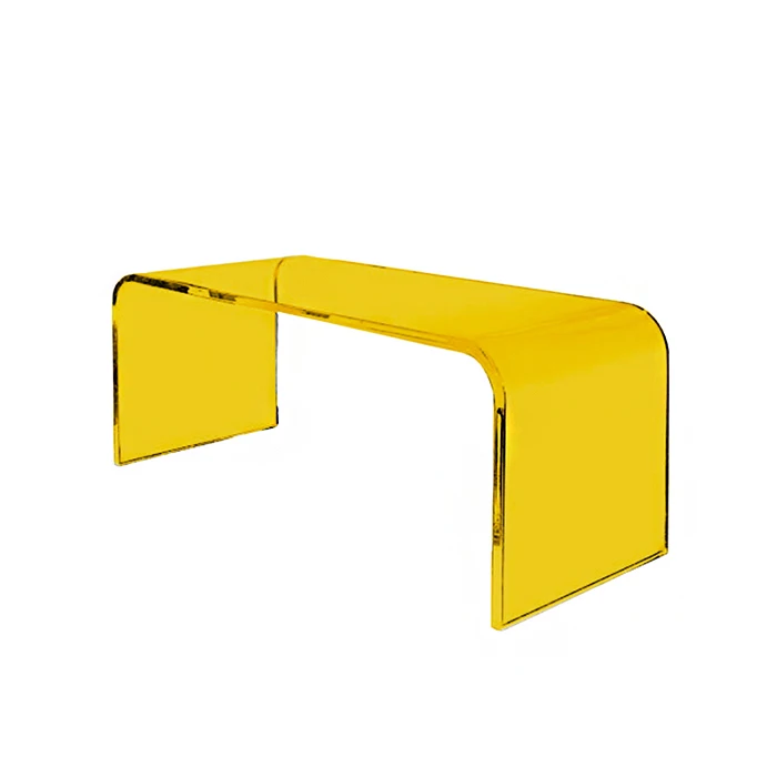 Rectangular Colored Acrylic Coffee Table - Modern & Eco-friendly
