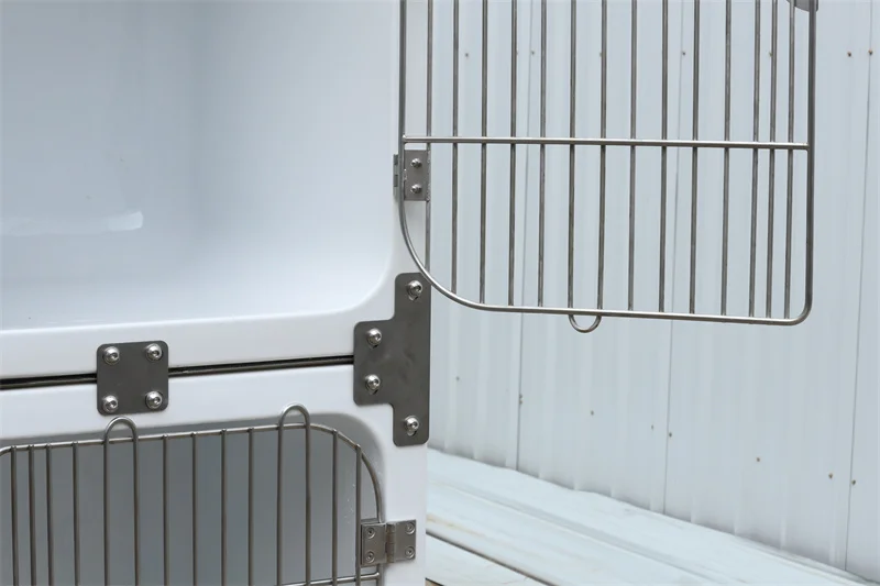 Vet Cage Professional Modular Fiberglass Dog Kennel Waterproof Round ...