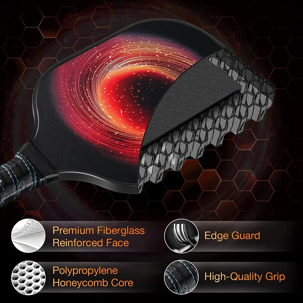 Pickleball Paddle Usa Pickleball Approved Carbon Fiber And Polymer ...