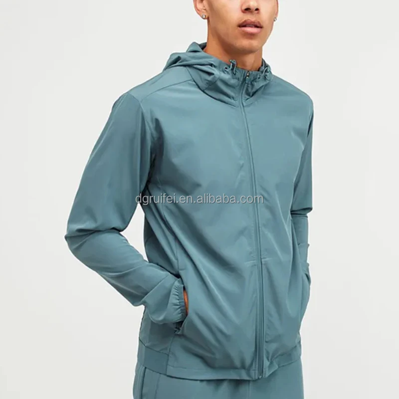 Wholesale Men’s Nylon Training Sweatsuit Zip up Jackets