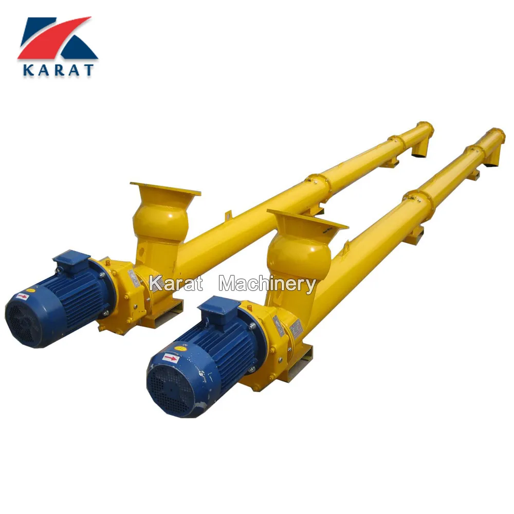 Cement Carbon Steel Horizontal Screw Conveyor - Buy Horizontal Screw ...