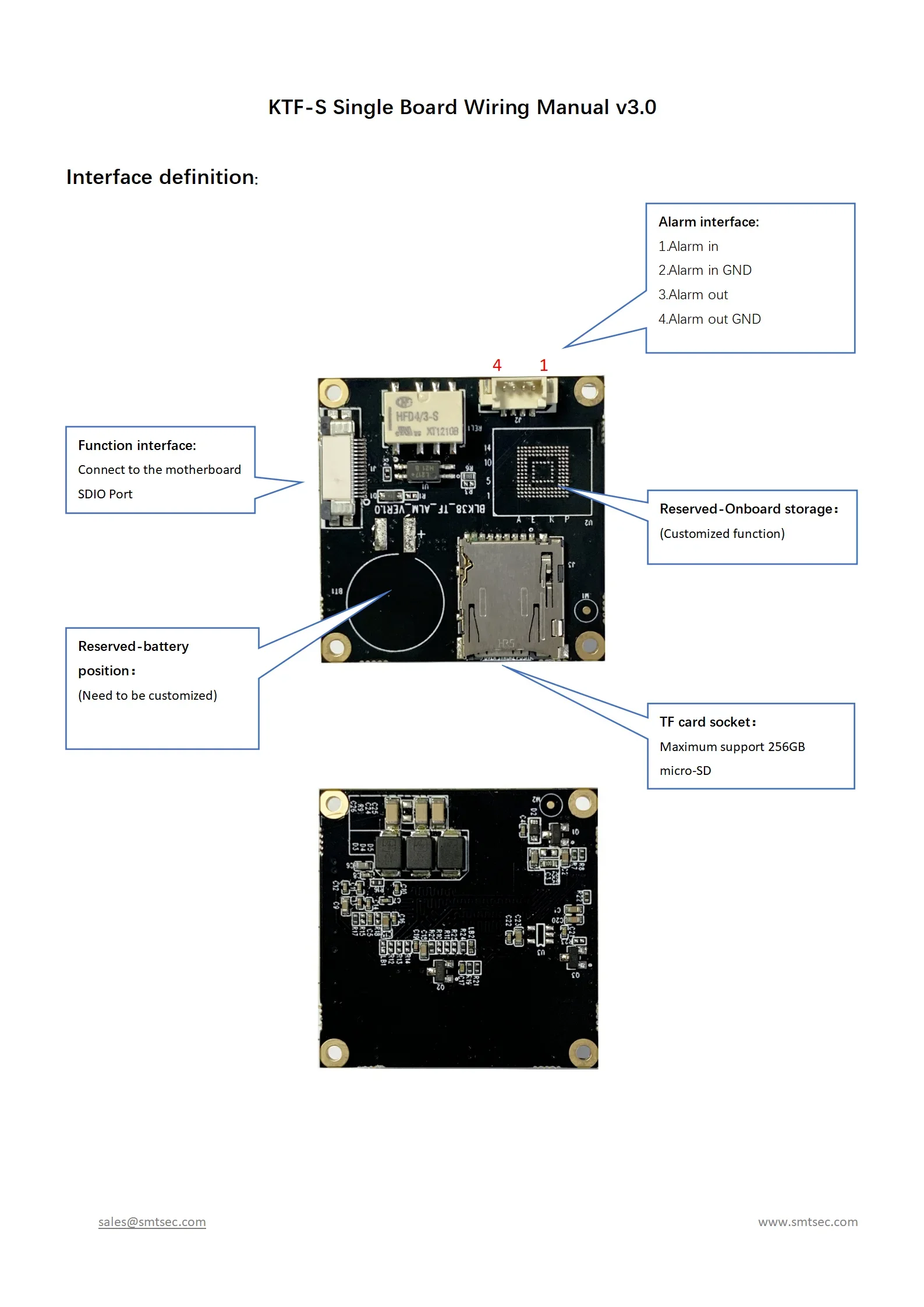 KTF-S Expansion TF Card - 256G Support for K Series Modules