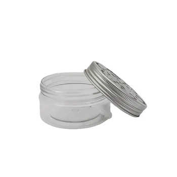 Ruipack 80g Transparent Pet Jar With Hallowed Aluminum Cap Empty Air ...