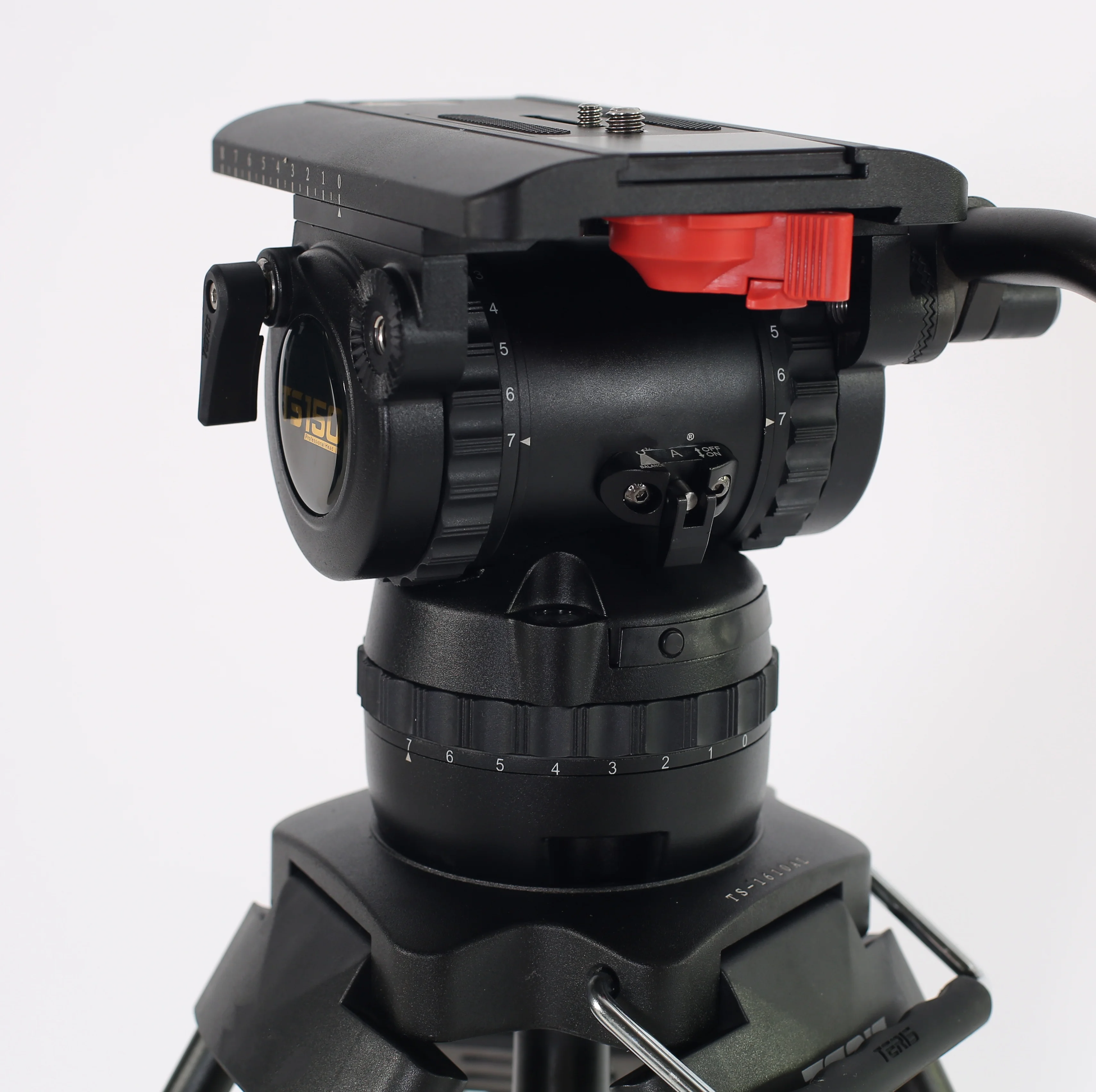 Broadcast Level Payload 20kgs Aluminum Tripod Kit With Fluid Head - Buy ...