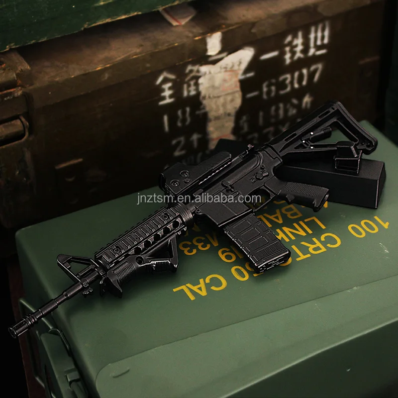 M4a1 Carbine Metal Gun Model - Realistic Assembly Toy
