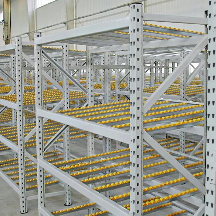 Warehouse Logistics Gravity Shelf Fifo Carton Flow Beehive Frame Flow ...